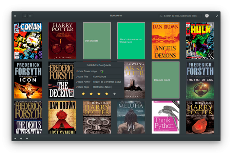 Bookworm, lector de eBooks sencillo para Linux - Vozidea.com