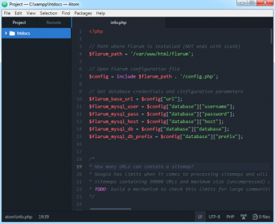 Atom, editor de texto moderno y potente - Vozidea.com
