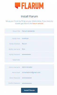 Tutorial de instalación de Flarum en un servidor VPS - Vozidea.com